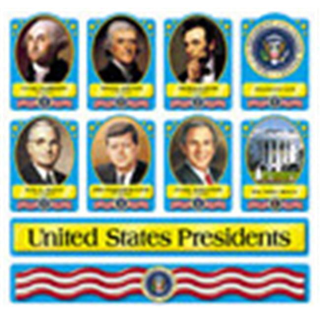Trend Enterprises Bb Set U.S. Presidents Multi-colored 43 cards ...