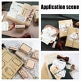 Beech Wooden Stamp for Scrapbooking Square with A4 Rubber Stamp Sheets ...