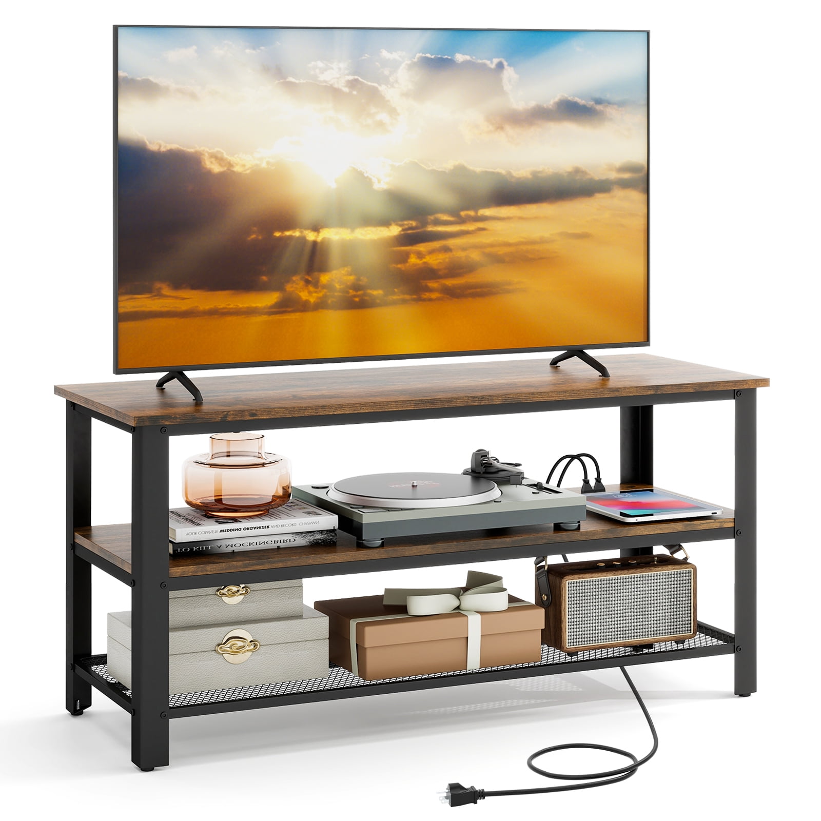 Click here for Patiojoy Industrial Tv Stand Media Entertainment C... prices