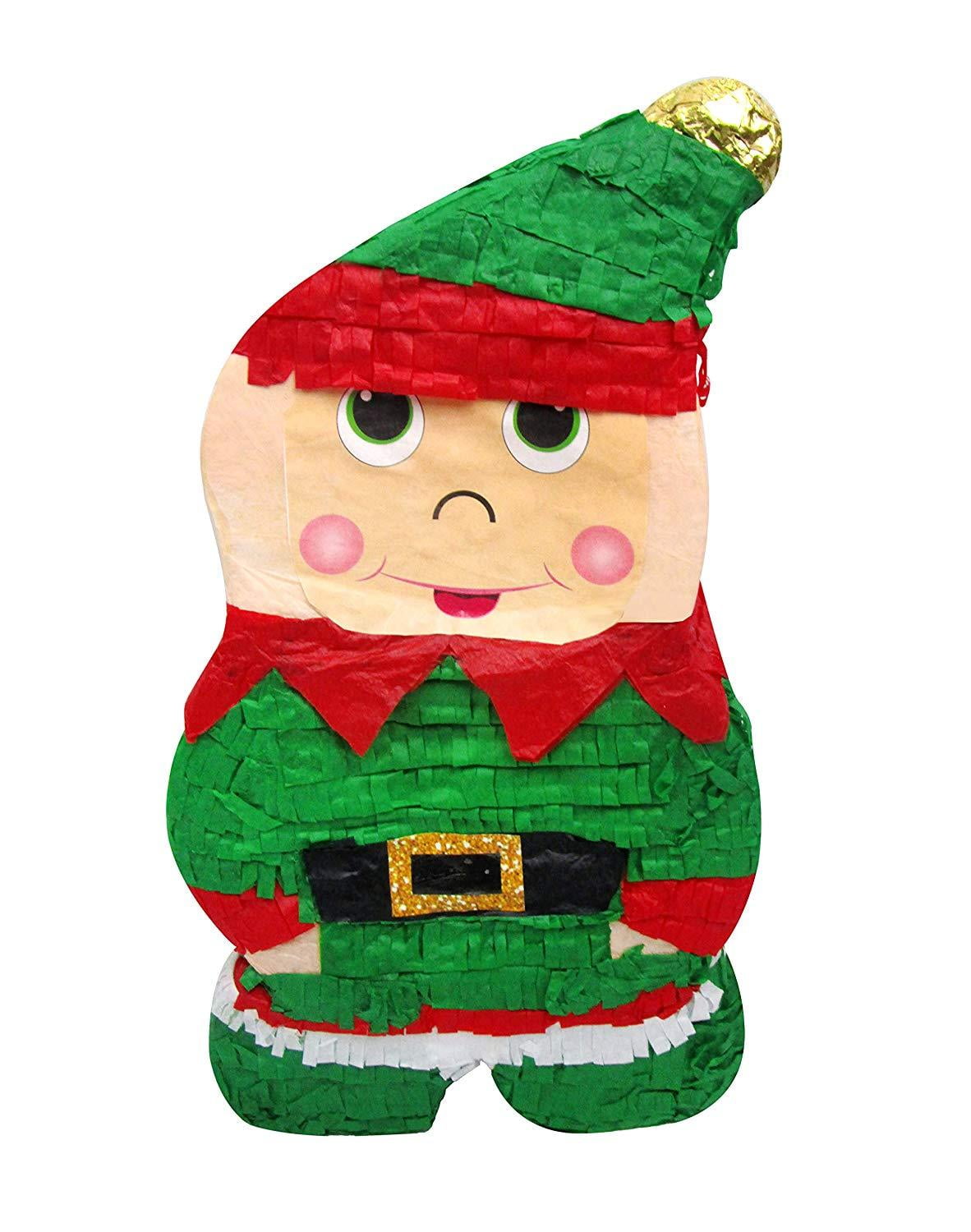 Christmas Elf Pinata, Holiday Decoration, Party Game and Photo Prop ...