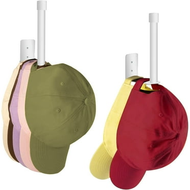 Livhil Hat Organizer for Baseball Caps 2Pack, Hat Rack for Wall with ...