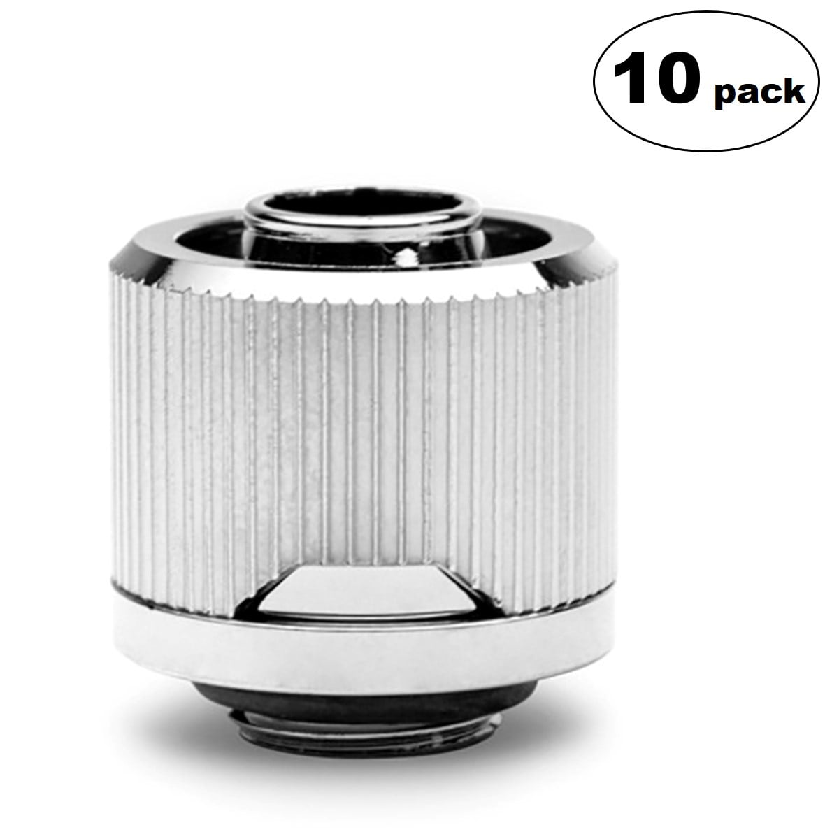 EKWB EK-Quantum Torque STC-10/16 Compression Fitting for Soft Tubing, 10/16mm (3/8" ID, 5/8" OD ...