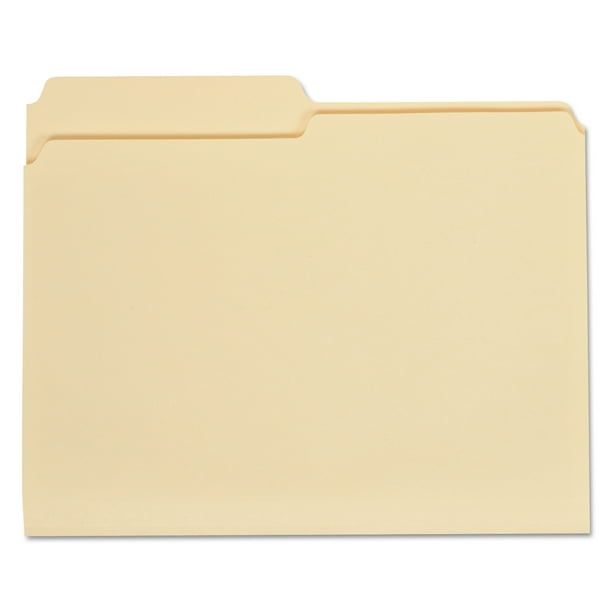 Universal Top Tab Manila File Folders, 1/2-Cut Tabs, Assorted Positions ...