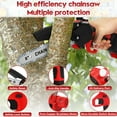 8 inch Mini Chainsaw Cordless with 2 Chains and 3.0Ah Battery, Tanbaby ...