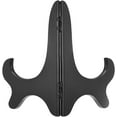 Set of 4, 5" Easel Plate Holders, Black Wood-like Plastic Folding ...