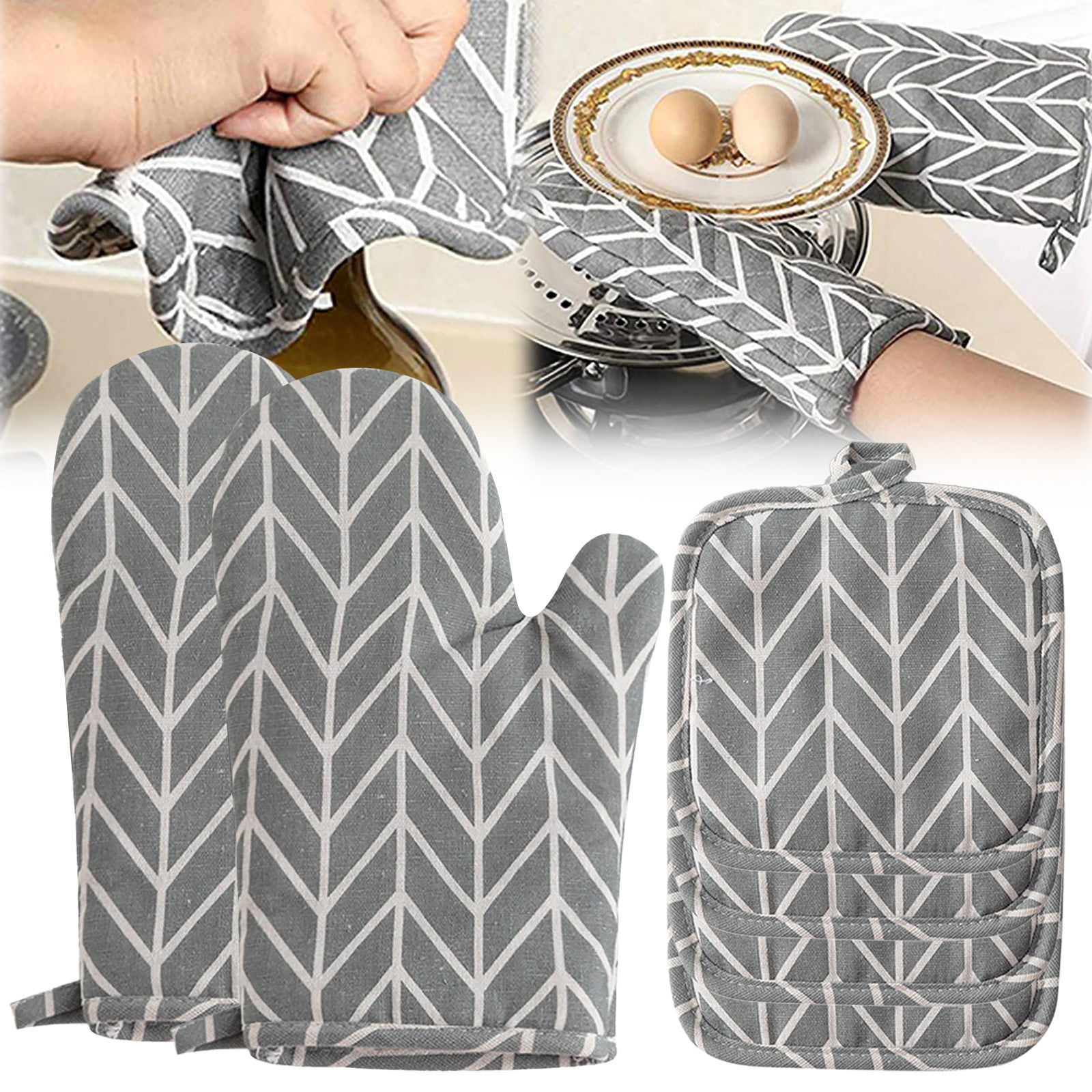 Click here for Ynlkorvg Oven Mitts Set Of 6 Oven And Pot Holders... prices