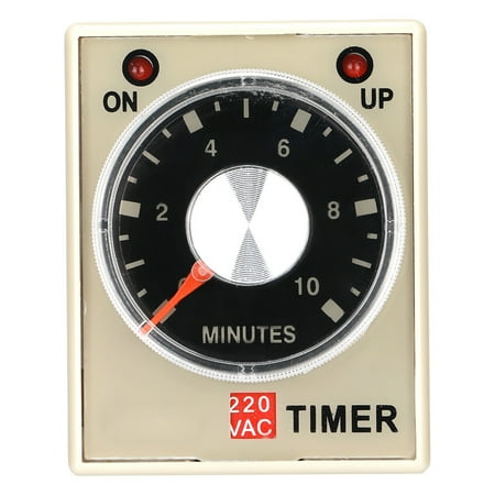 220VAC 10 Minutes Power On Delay Timer Time Relay AH3-3(10M) | Walmart ...