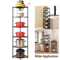 Free Shipping! bimiti 6 Tier Kitchen Corner Pot Rack - 65" Height ...