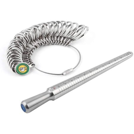 Measuring Finger for Ring, Ring Sizer Measurer Metal Ring Sizer Set ...