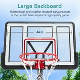 Best Choice Products Adjustable Regulation Size Basketball Hoop ...