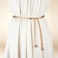 AJGRHE Fashionable Layered Pearl Tassel Side Chain Waist Belt for Women ...