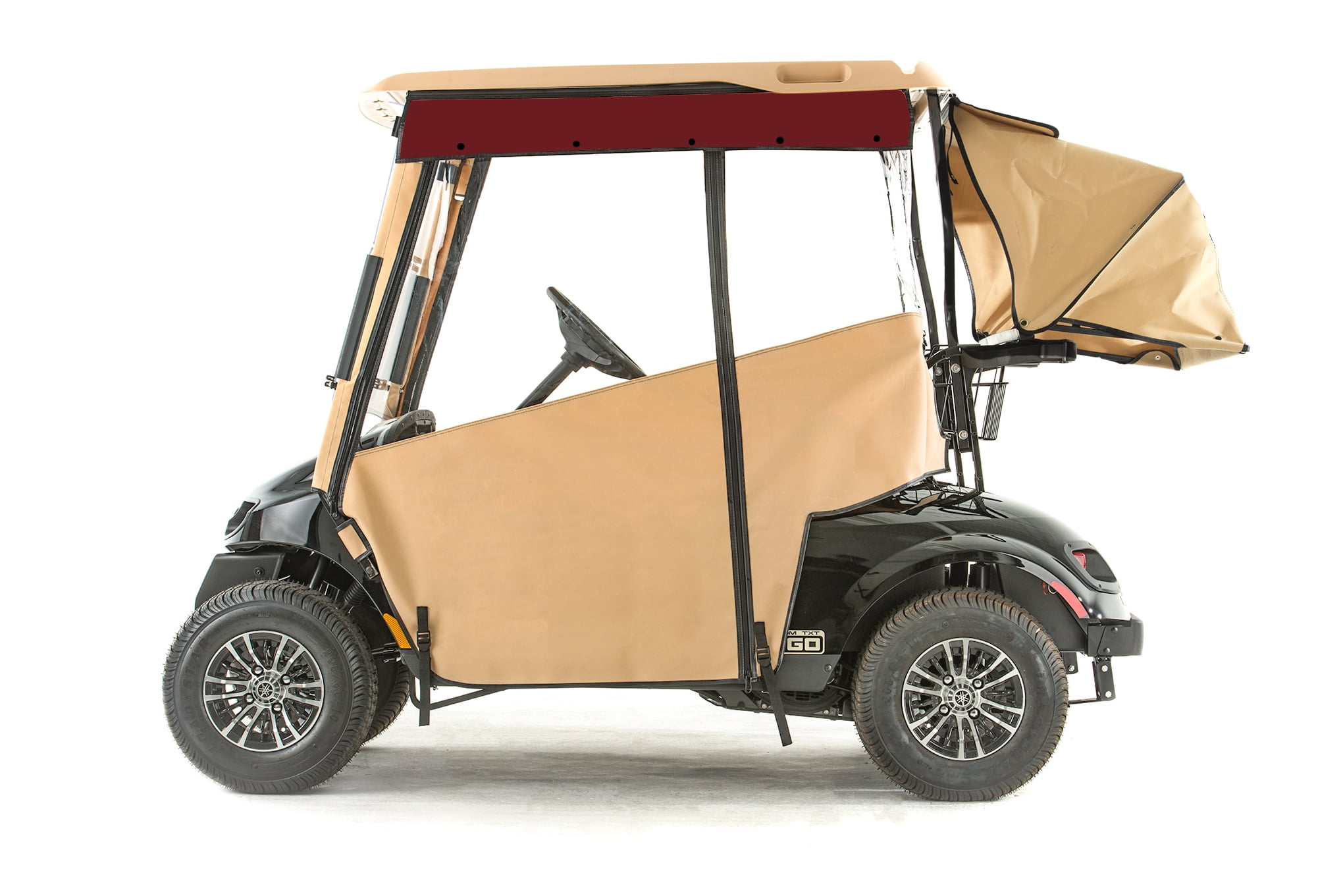 Ezgo Txt48 Golf Cart Pro Touring Sunbrella Track Enclosure Linen
