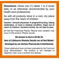 LifeSource Vitamins Vitamin C 500mg Chewable Tablets - Orange Flavor ...