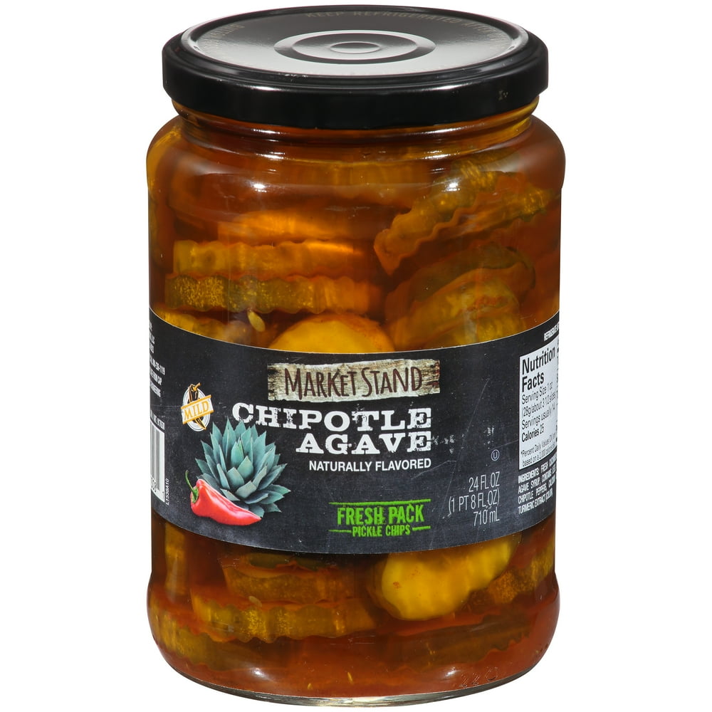 Market Stand? Chipotle Fresh Pack Pickle Chips 24 fl. oz. Jar - Walmart ...
