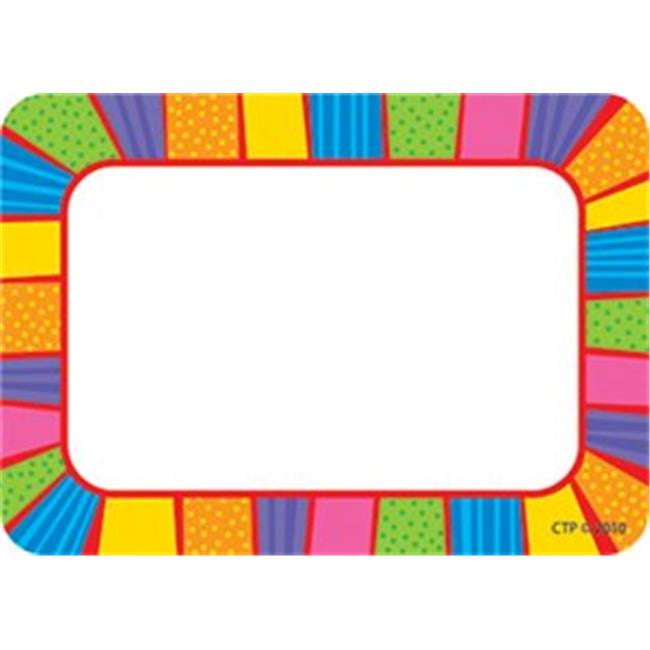 Creative Teaching Press CTP4512 Playful Patterns Name Tags - Walmart.com
