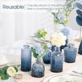 12Pcs Blue Glass Bud Vases Set, Small Vases for Flowers, Perfect for ...