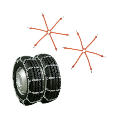 8 Pack Rubber Spider Bungee for Semi Truck Tires - 22-1/2″ & 24-1/2 ...