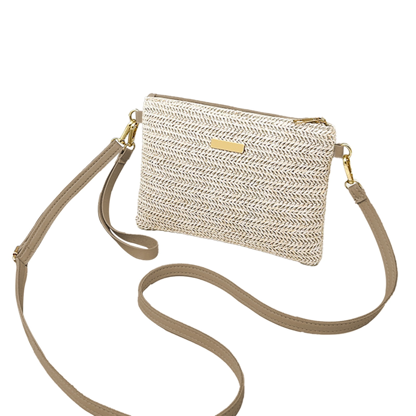 Click here for Yulier Straw Clutch Handbag Summer Beach Straw Pur... prices