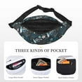 Large Fanny Packs for Women Men Cross Body - Hand Painted Hummingbird ...