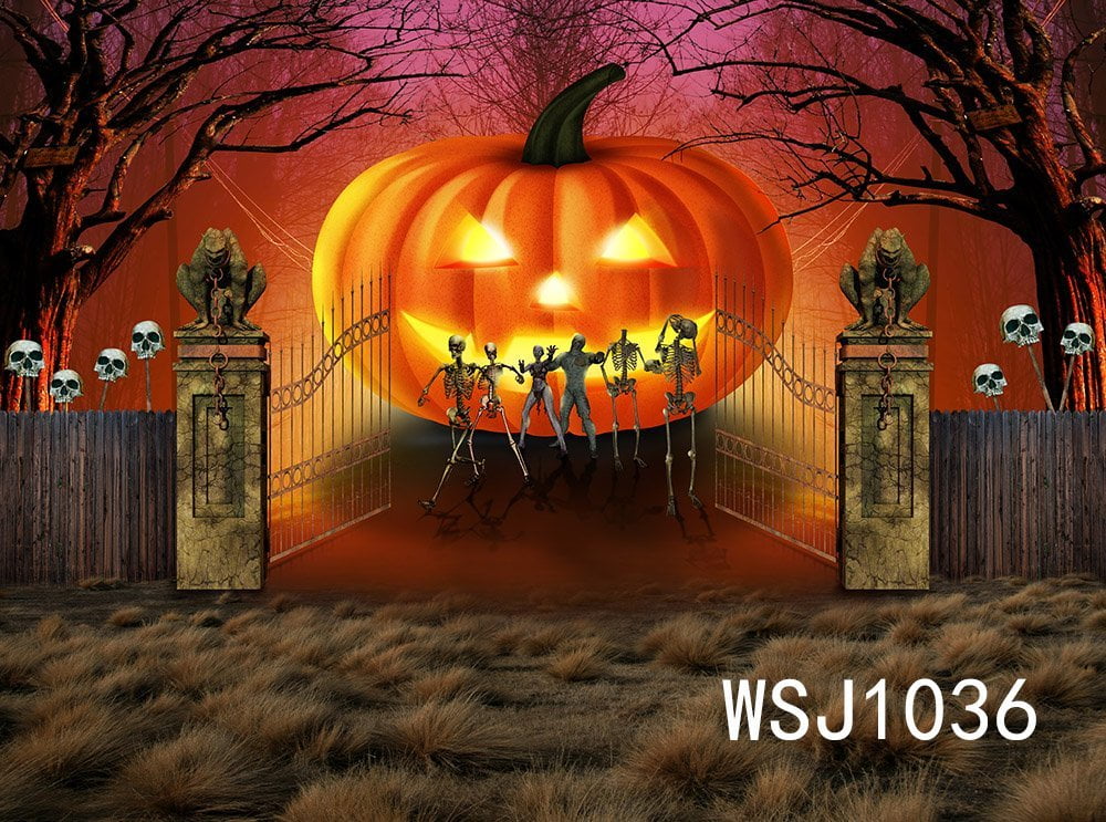 MOHome 7x5ft Halloween Party Photography Backdrop Background Photo ...