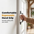 Barn Door Handle,7.5Inch Premium Iron Gate Handle,Heavy Duty Baked ...