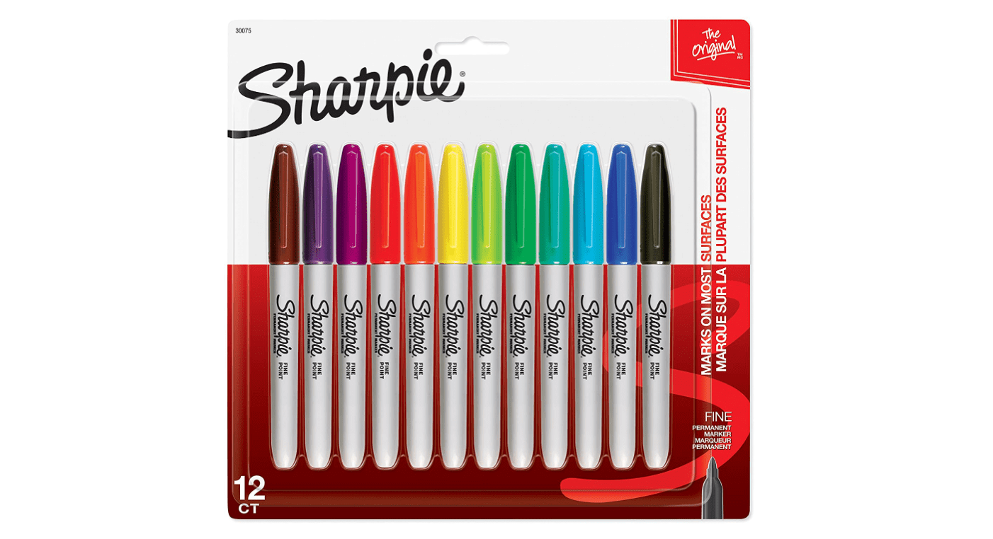 Sharpie 30075PP Marcadores Permanentes de Punto Fino , 12-Pack ...