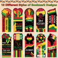 100Pcs Black History Month Bookmarks Inspirational Bookmarks with ...