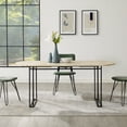 Manor Park Modern Drop Leaf Dining Table - Birch Finish - Walmart.com
