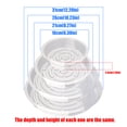 Multipurpose Clear Plant Tray Decorative Transparents Saucers Large ...