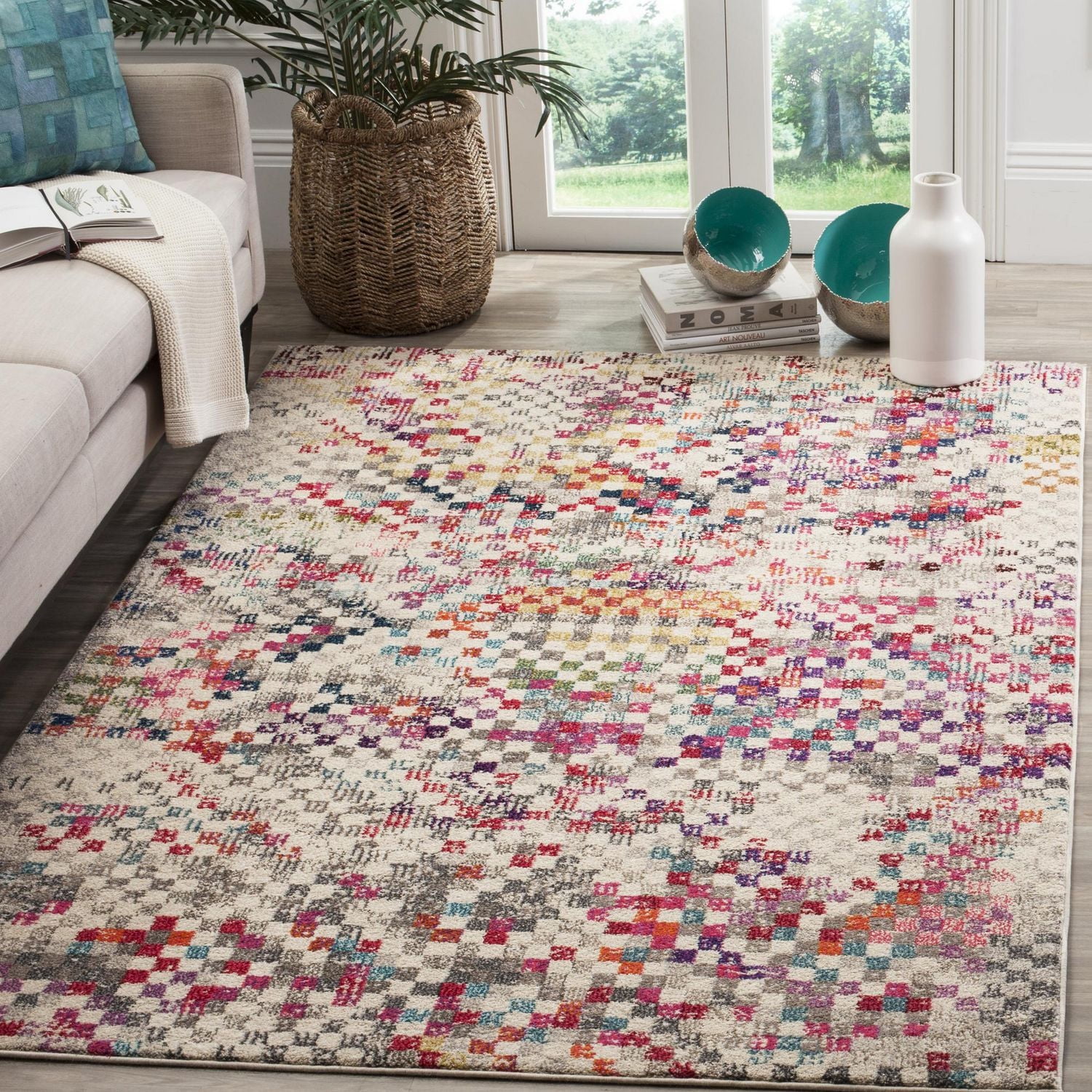 Click here for Safavieh Monaco Ristorin Abstract Area Rug 51 X 77 prices