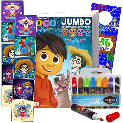 Disney Coco Coloring Book with Stickers (Disney Coco Movie) - Walmart.com