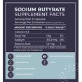 BodyBio Sodium Butyrate Gut Health Supplement, Antibiotic Support, 100 ...