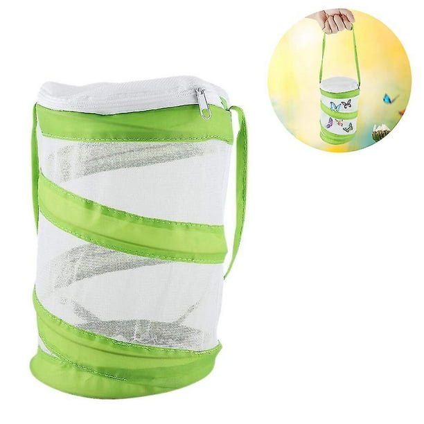 Butterfly Habitat Insect Cage Round Pop Up Mesh Net Tall With Windows ...