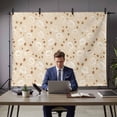 Coffee Photography Backdrop 12x8FT, Vintage White Lines Coffee Beans ...
