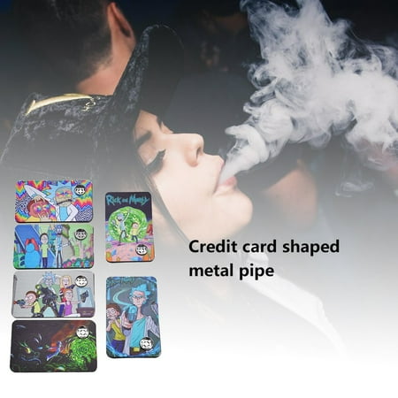 Creative Cartoon Pattern Card Pipe Credit Card Modeling Metal Pipe ...