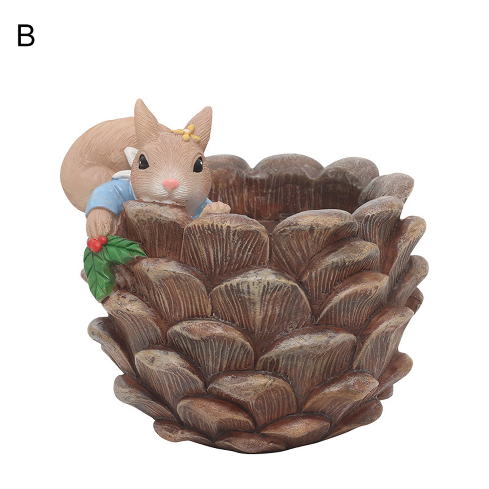 Warkul Multifunctional Flower Pot Decorative Resin Nice-looking Fantasy ...