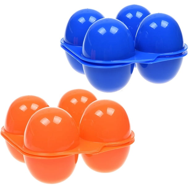 Plastic Portable Camping 4 Eggs Carrier Container Case Outdoor Egg Box ...