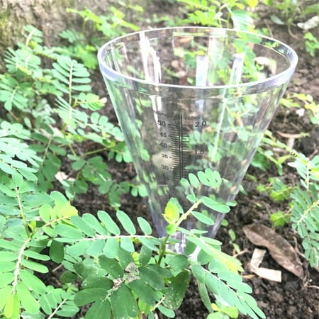 Clear Rain Gauge Clear Rain Gauge Dual Scale Cone Rain Gauge Outdoor ...