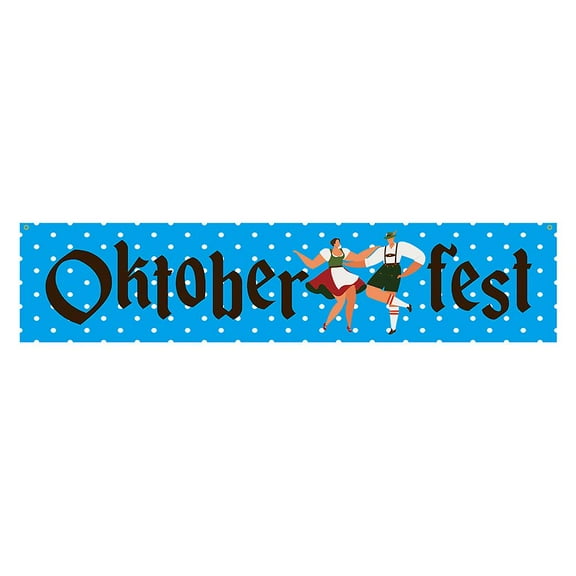 8 Flag Oktoberfest Party Supplies Party Paper Banner with Bavarian ...