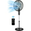 Midea 16" 12-Speed Smart Pedestal DC Fan with Wi-Fi, MFS4022WARB, New ...