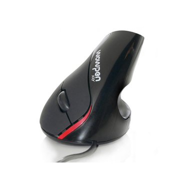 V7 Vertical Ergonomic 6-Button Optical Mouse, Black - Walmart.com