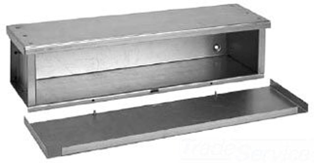 Hoffman Econo Trough; 48 Inch x 12 Inch x 12 Inch, 14 Gauge Galvanized ...