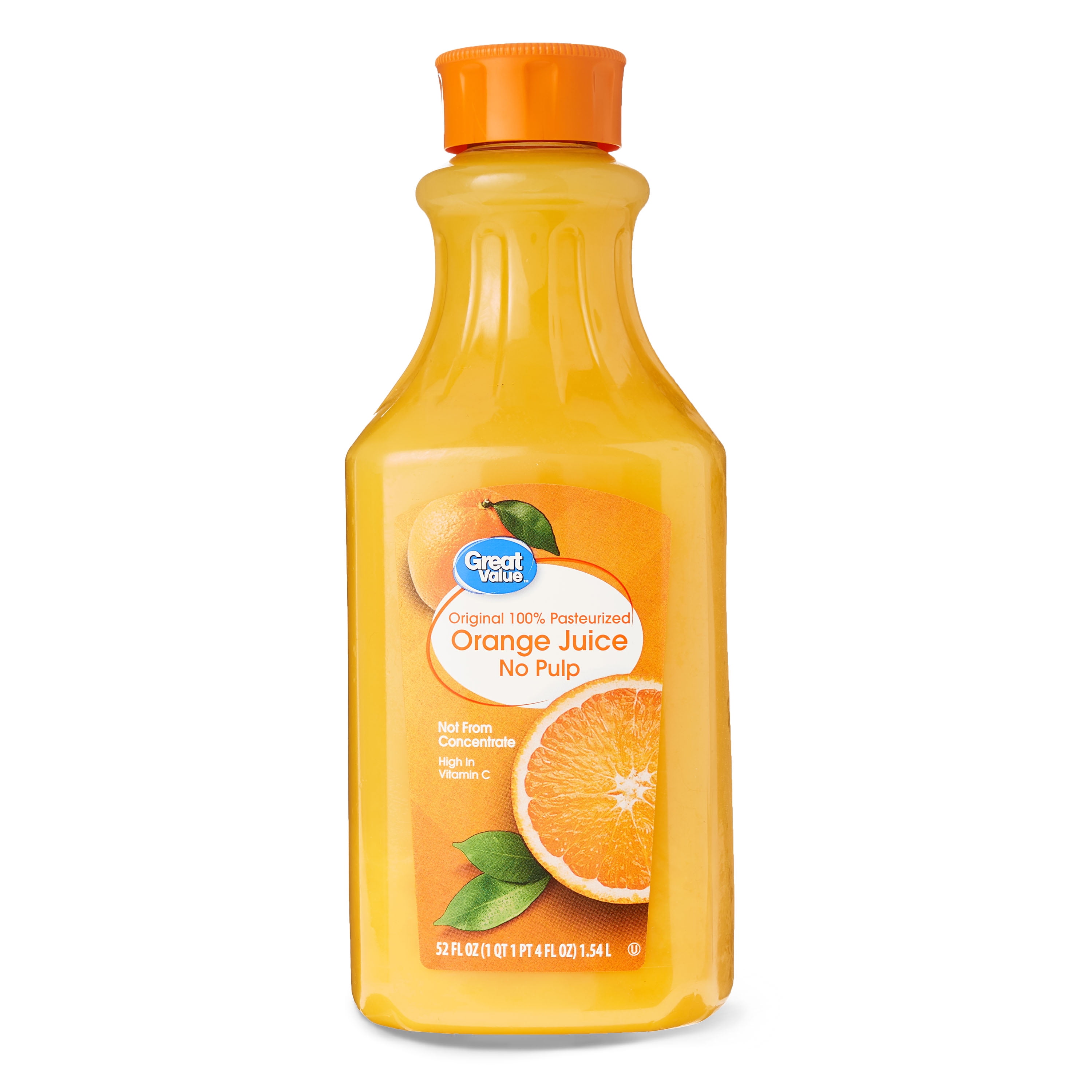 Great Value NFC OJ No Pulp 52oz - Walmart.com