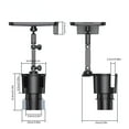 Cevemin 2-in-1 Car Cup Expander Organizer with Adjustable Base and 360 ...