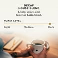 Dark Roast Decaffeinated Ground Coffee Decaf House Blend 63 Ounces