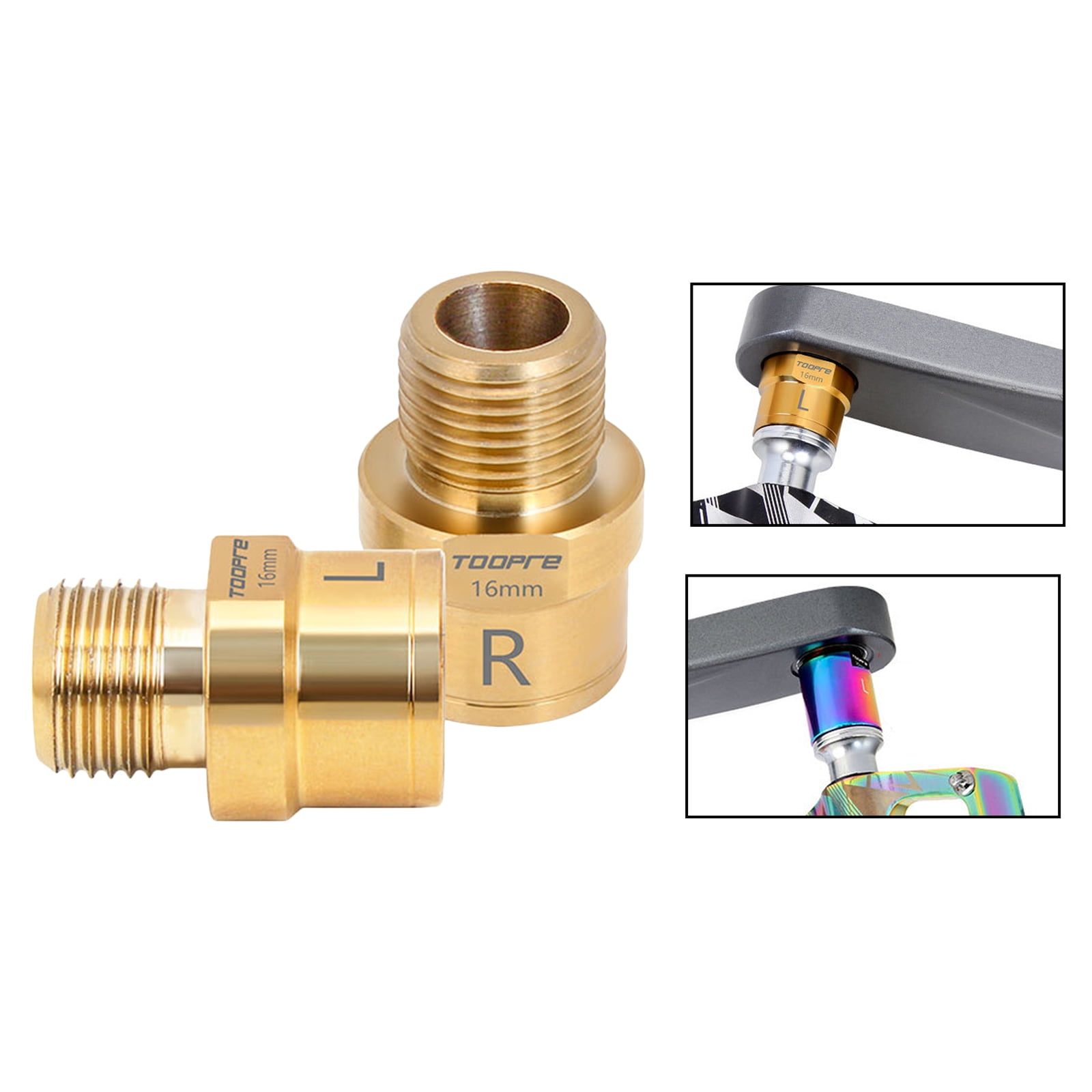 Bike Pedal Extender, 1 Pair Steel Bike Foot Pedal Extenders Pedal ...