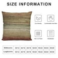 BANET Throw Pillow Covers, Decorative Brown Throw Pillow Cover, Satin ...
