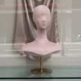 Lazsy Mannequin Head Bust Realistic Look Mannequin Torso Head Stable ...