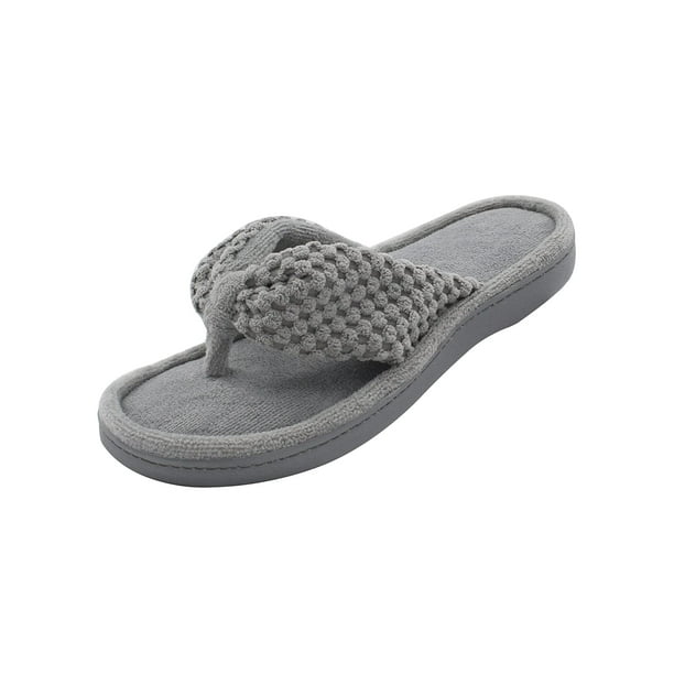 ULTRAIDEAS - Women's Memory Foam Open Toe Slide Slippers with ...