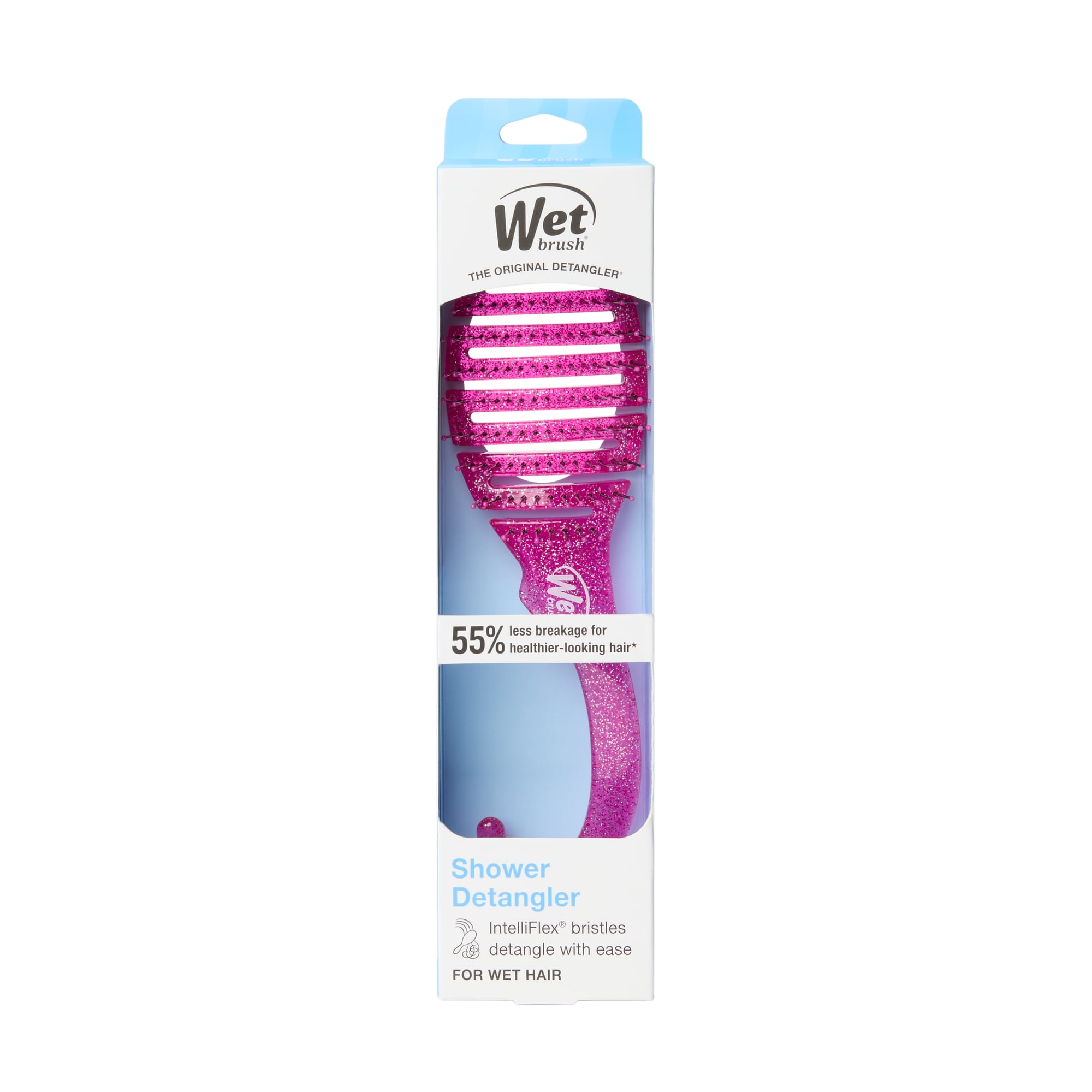 Click here for Wet Brush Wetbrush Shower Detangler Pink Glitter -... prices